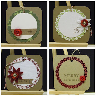 GCD Studios: A paper crafted gift tag set
