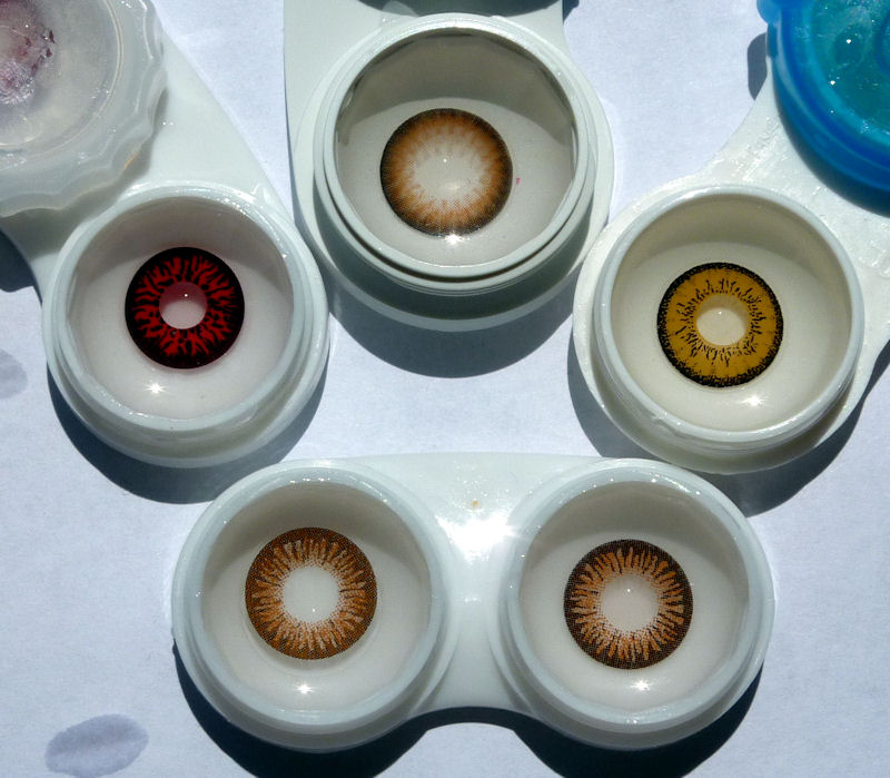 The Makeup Piggy : Circle Lens Review - EOS V205LB Hazel