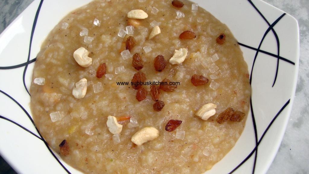 Kalkandu bath (Sugar candy bath) - Subbus Kitchen