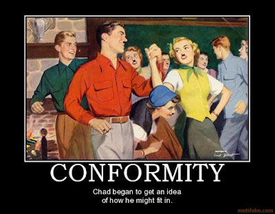 derek's life.....: ridiculous human actions that are based on conformity