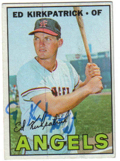 Dugoutdug Sports: 1967 Topps Ed Kirkpatrick California Angels