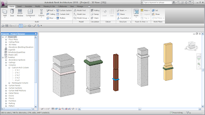 REVIT Rocks !: REVIT - Custom Architectural Column with Reveal and Sweep