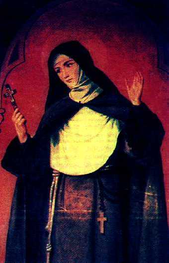 Santa Coleta de Corbie, Clarissa: Iconografia