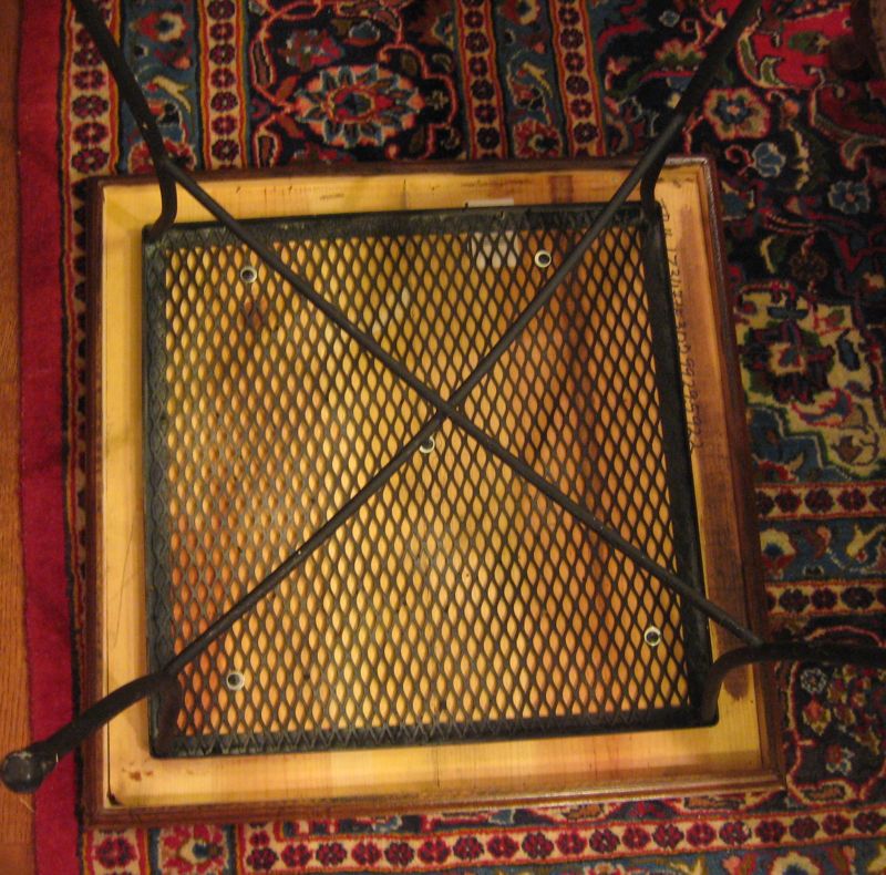 Reclaimed wood + wrought iron = a new table! - Whispering Pines Homestead