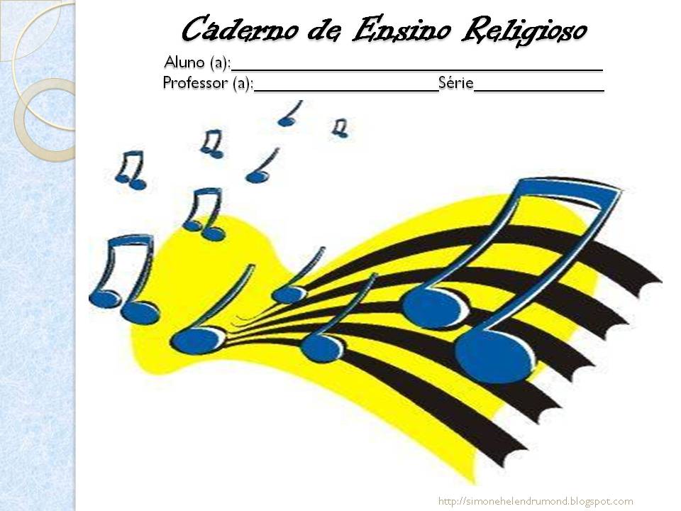 Simone Helen Drumond : CAPAS DE CADERNOS SONS MUSICAIS