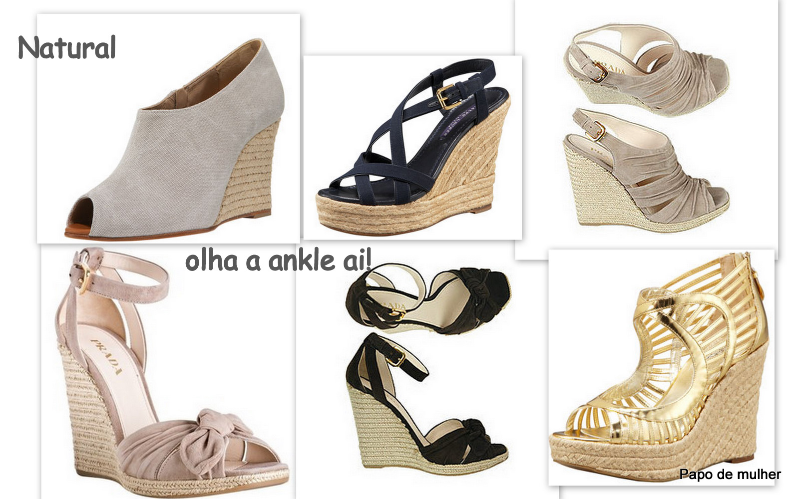 Papo de Mulher: Mais sapatos para a próxima estação...