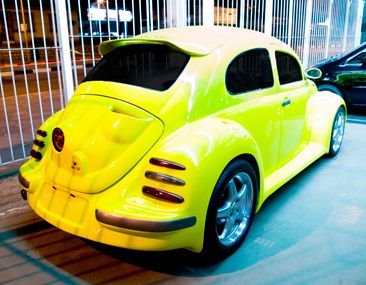 Planeta Automotivo: VW Fusca Tunado Amarelo Show Tuning