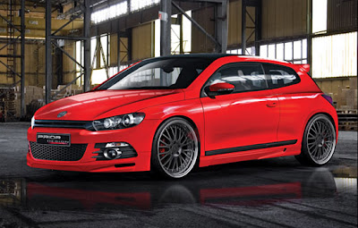 Planeta Automotivo: O VW Scirocco Red Bodykit by Prior Design Cars