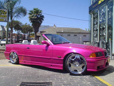 Planeta Automotivo: Fotos de BMW cor de Rosa