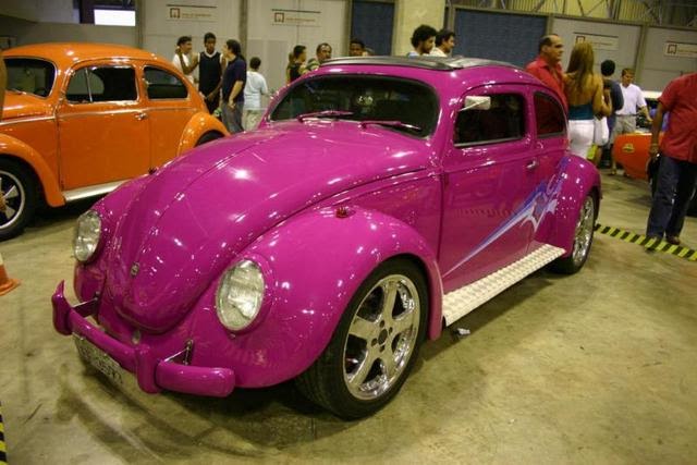 Planeta Automotivo: VW Fusca cor de rosa