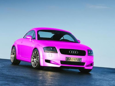 Planeta Automotivo: Foto de Audi cor de Rosa