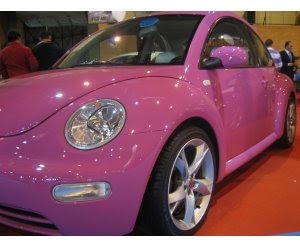 Planeta Automotivo: Fotos de New Beetle cor de Rosa