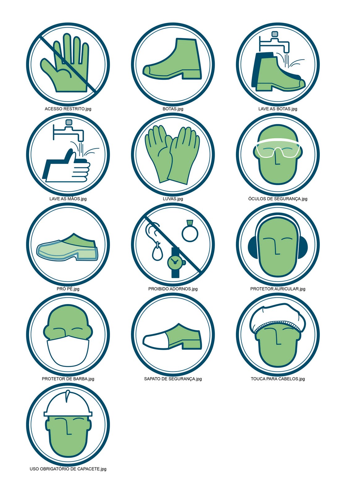 D E S I G N T O T O T A L: ÍCONES EPIs