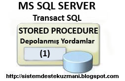 Ms Sql Server Stored Procedure Depolanmış Yordamlar-1