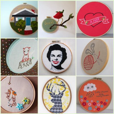 Mostaza Seed: I Heart Hoop Wall Art