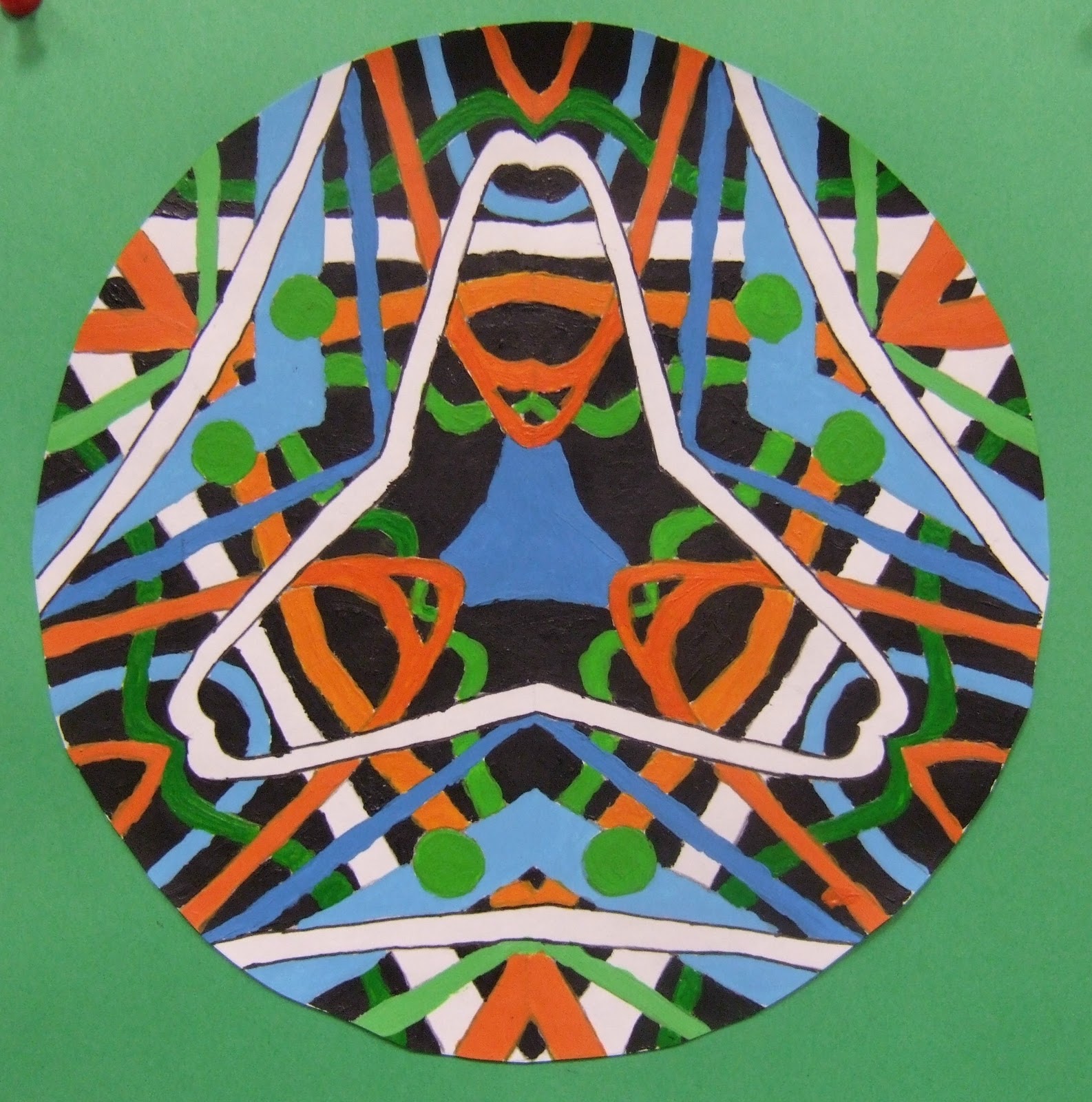 Treena Rowan's Art Blog: Student art work: Radial Design