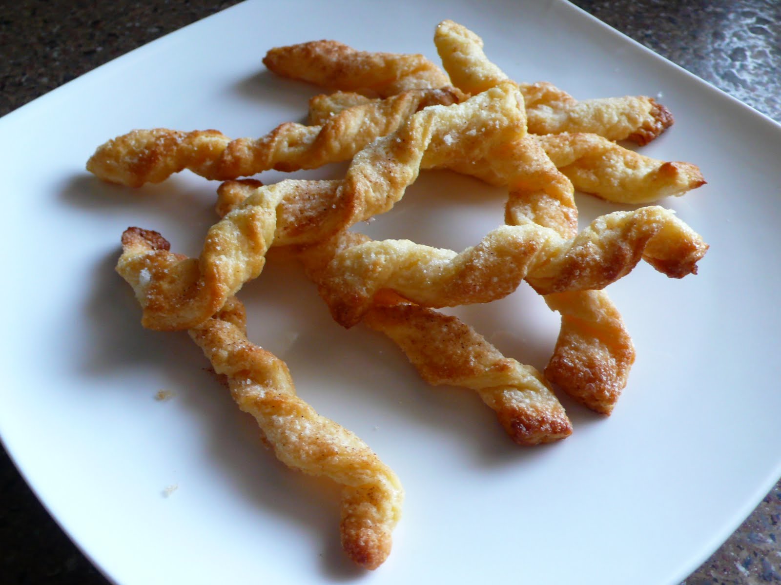 Food Endeavours of the Blue Apocalypse: Twisted strips made from excess ...