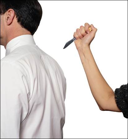 Life's Like This . . .: Dealing with backstabbers