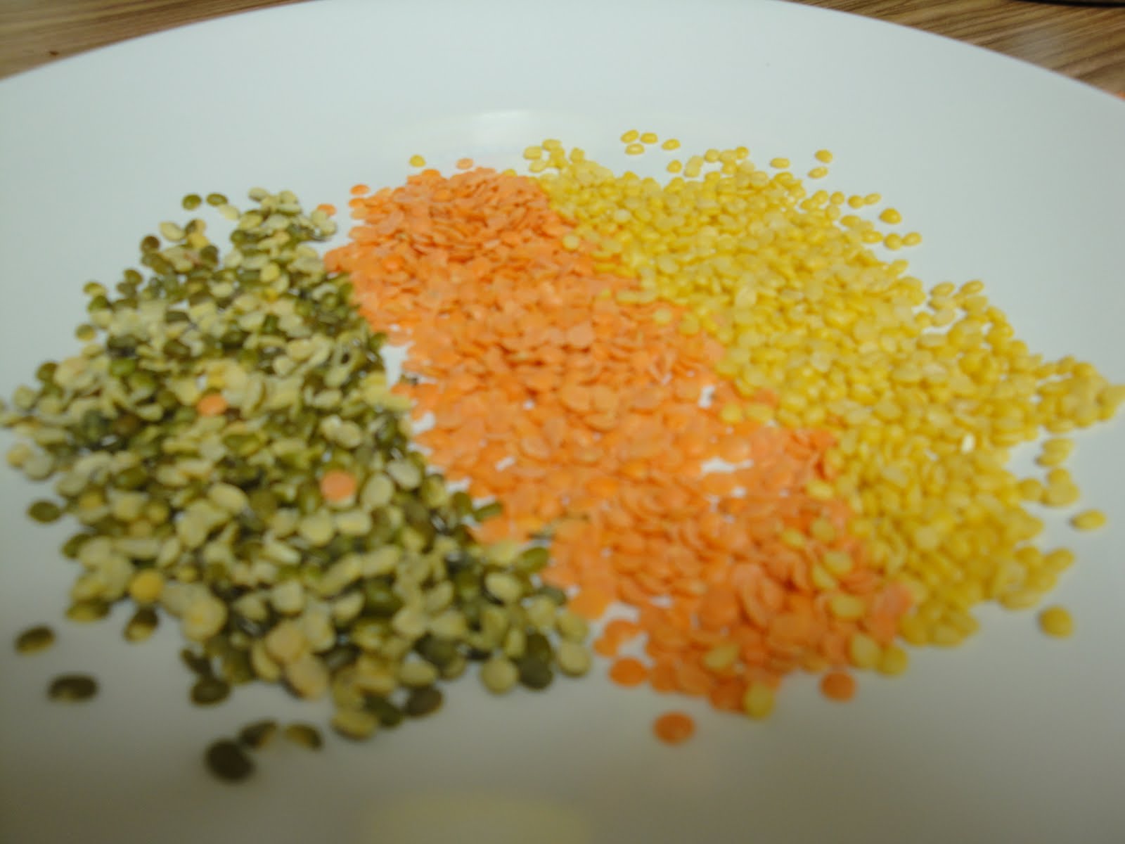 Cooking with Dipika: Multicolor Dal - Green-yellow-orange