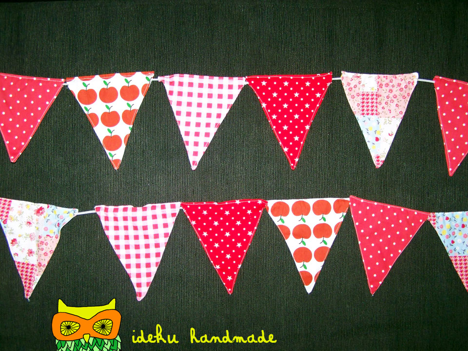 ideku handmade: {fabric bunting}