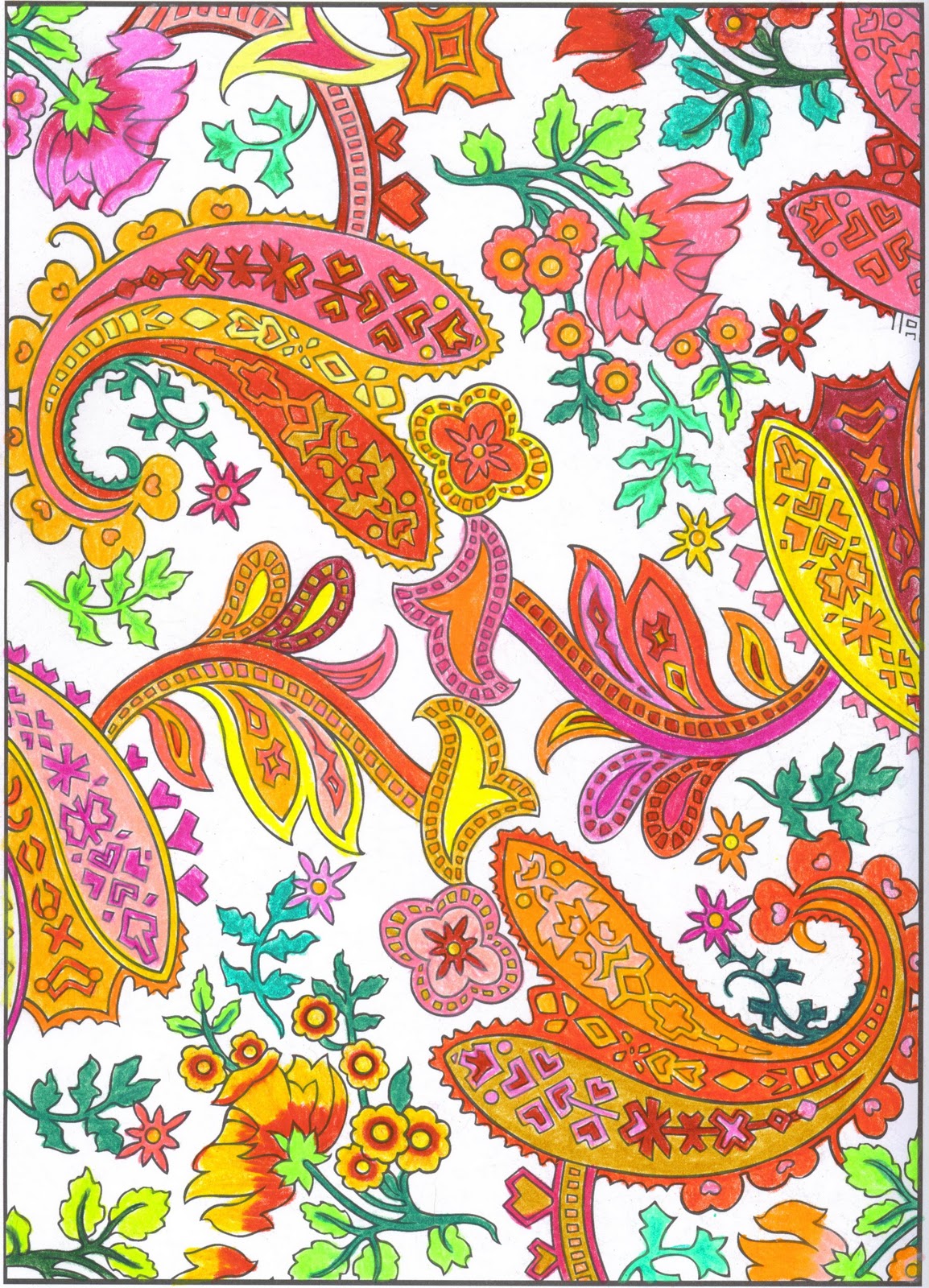 Tahoma Beadworks & Photography: Paisley Colouring Book 2010