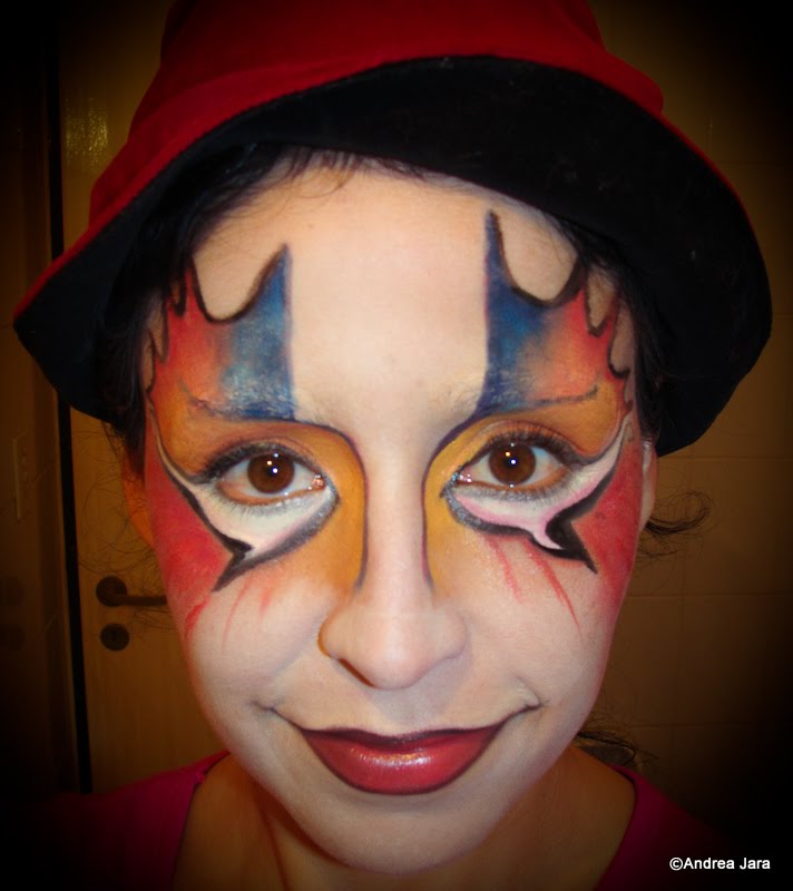 Maquillaje artistico de murga - Imagui