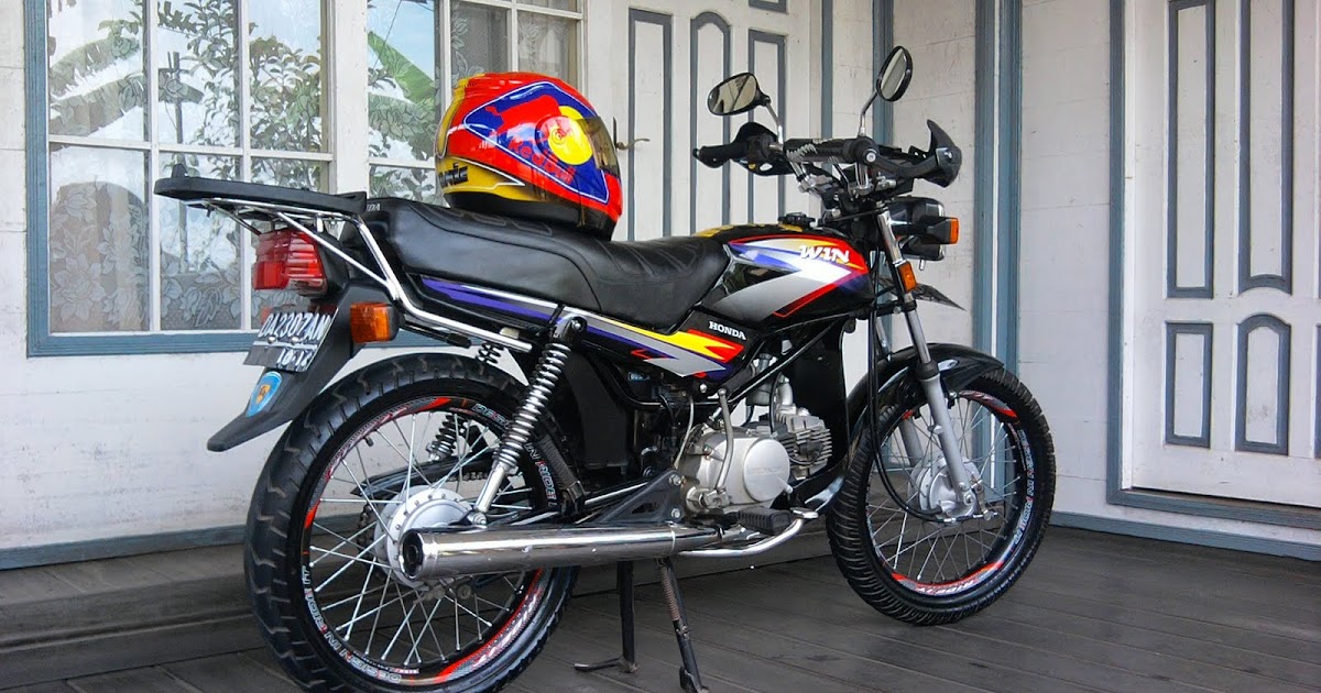 Terkini Honda Win Modif Trail Vintage