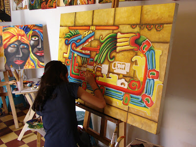 RESERVA NATURAL VILLA EVANGELINA - CHARTA: SERPIENTE EMPLUMADA MURAL ...