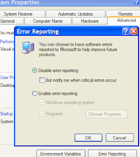 Disable those annoying "X Application has Encountered a Problem and ...
