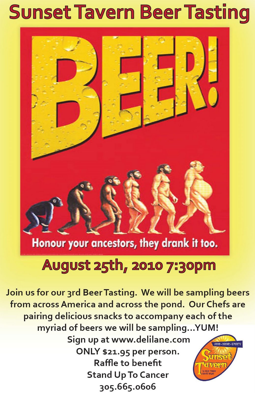 South Florida Beer Blog: Sunset Tavern Beer Tasting