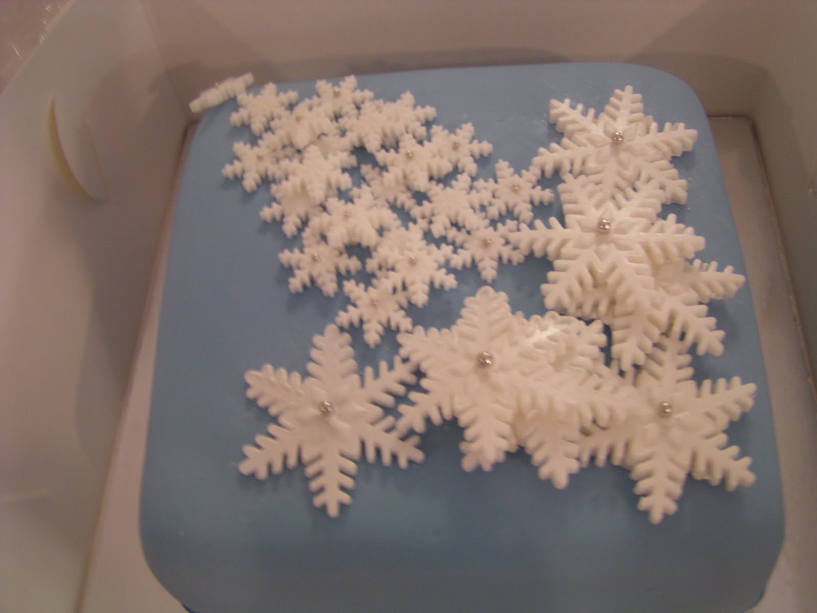 CAKE IT SWEET: Christmas Snowflake Cake