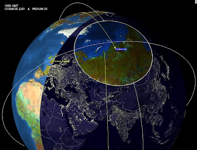 Milcom Monitoring Post: Iridium, Cosmos Satellites Collide in Space ...