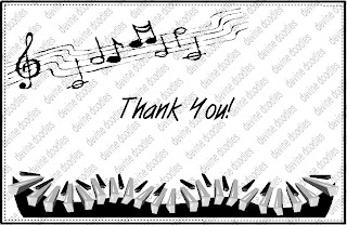 Devine Doodles: Music Theme Thank You's