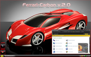 Ferrari - Carbon theme visual style project official site