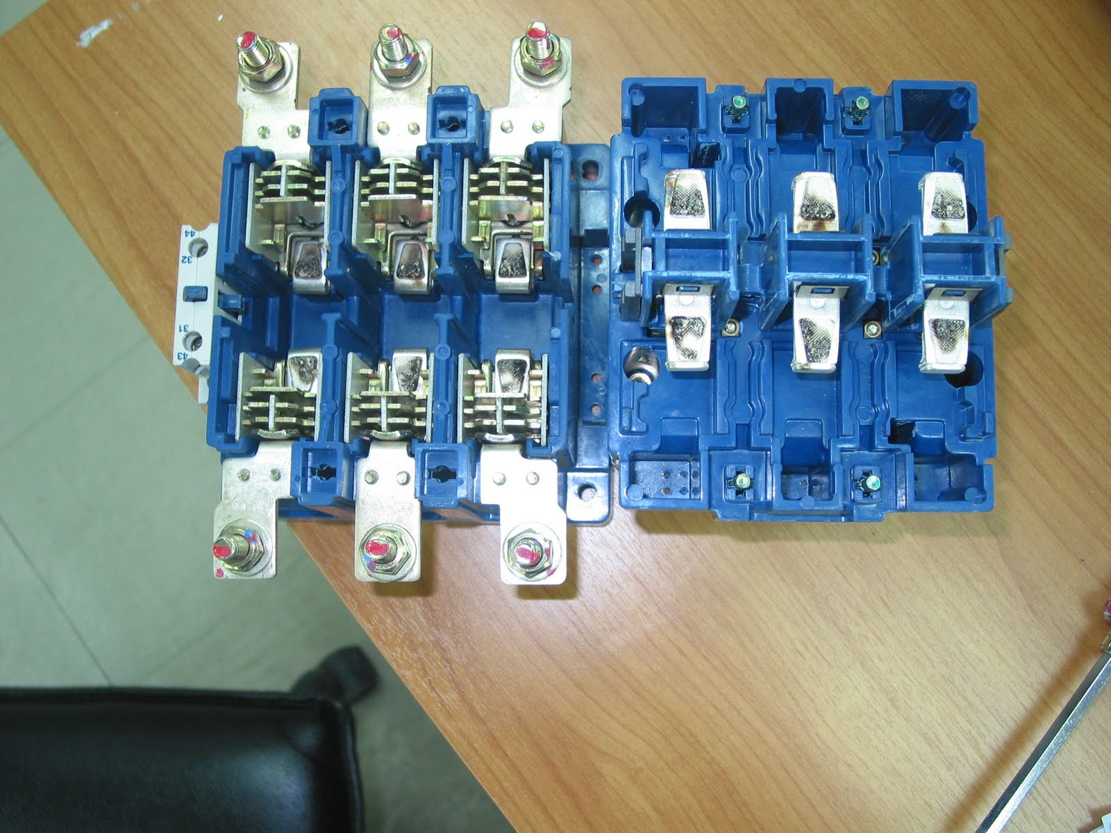 Power plant electrical engineer: Disassemble-Power contactor[Magnetic ...