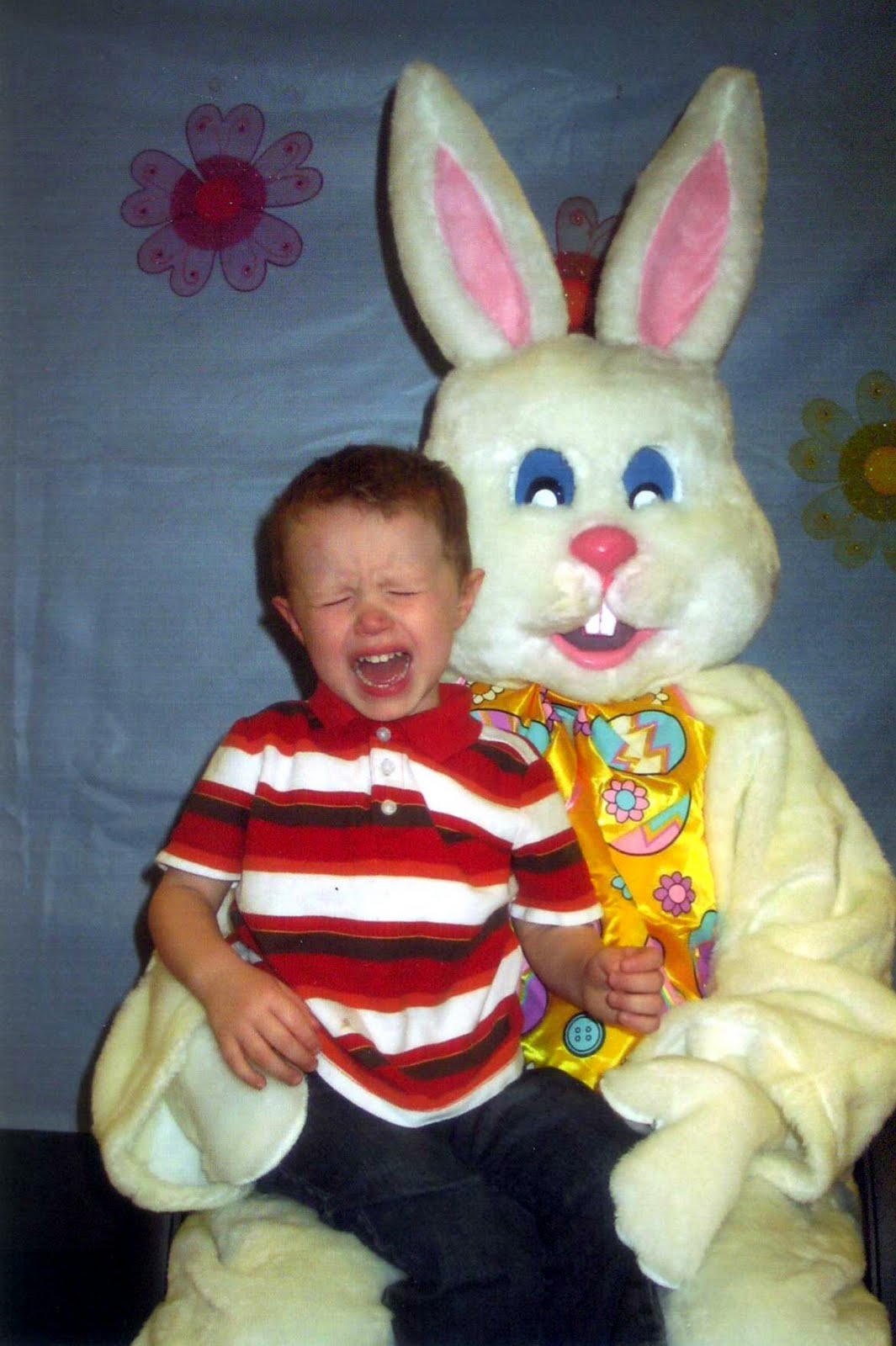 McCracken Party of 6!: Easter Bunny: The kids LOVED it! LOL
