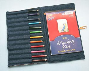 Perfection Made Simple: DIY Pencil and Drawing Pad Holder