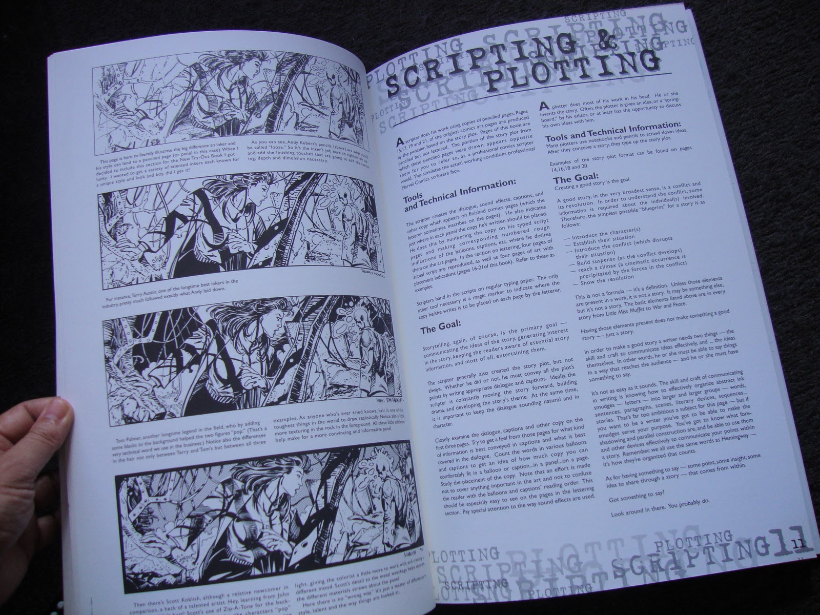 SUPERCOMICARTMAN (original comic art): MARVEL TRY-OUT BOOK