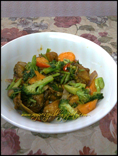 Ayam Goreng Broccoli ~ ::Koleksi Resepi::