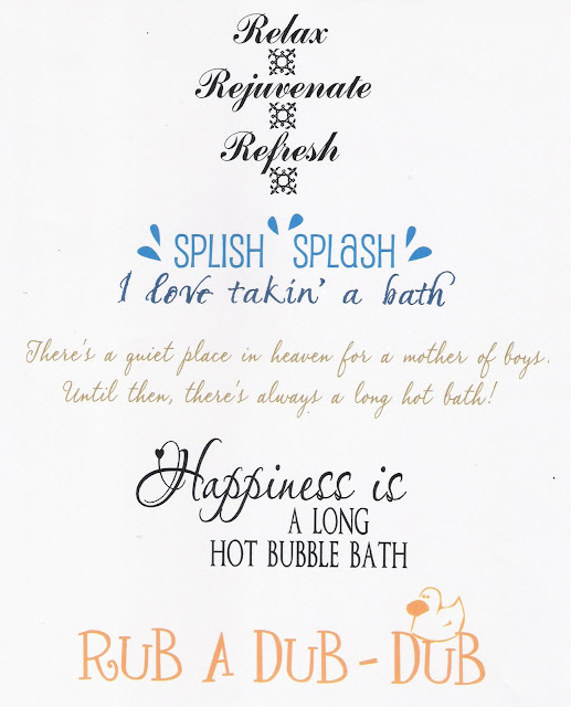 Whatever You Say: Splish Splash...Bathroom Sayings