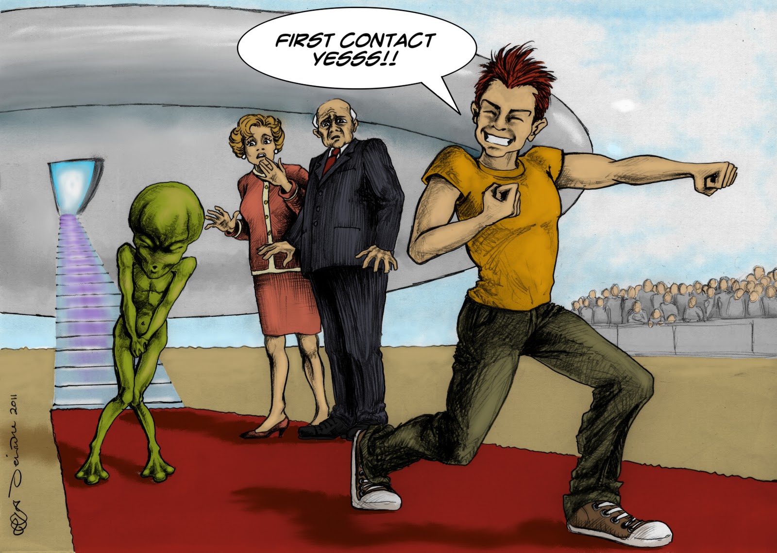 puredaft delineavit: Aliens: First Contact
