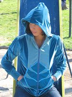 S E R : VESTIR en COLORES: POLERONES CELESTES