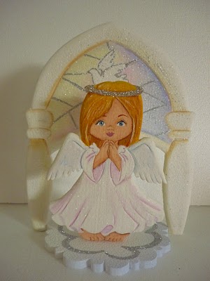 DECORACION Y MANUALIDAD: ángel primera comunión