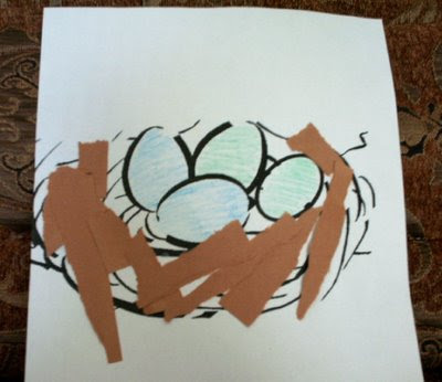 Preschool Storytime Crafts: Build a Nest