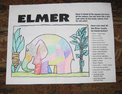 Preschool Storytime Crafts: Elmer the Elephant