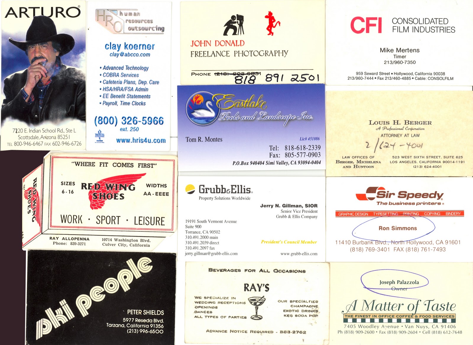 The Museum of the San Fernando Valley: COLLECTION OF VINTAGE BUSINESS ...