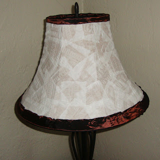 Hello Marzipan: Fabric Mod Podge Lampshade Redo