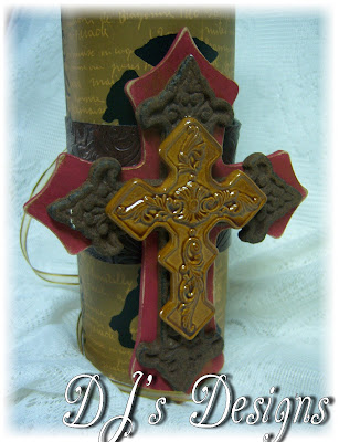 Dee Dee's Craft Spot: Beautiful Candle Wraps