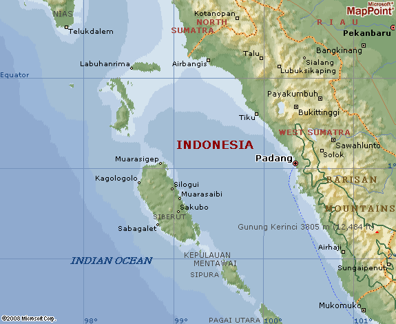 Mentawai Islands Indonesia Map Pictures - SEJARAH