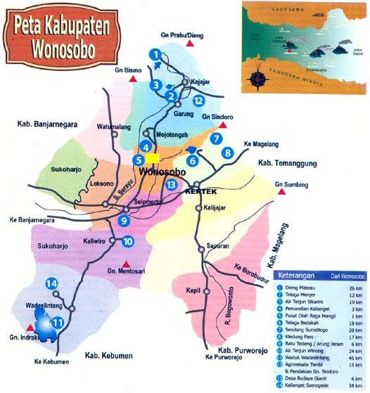 Download Peta Kabupaten Wonosobo Images